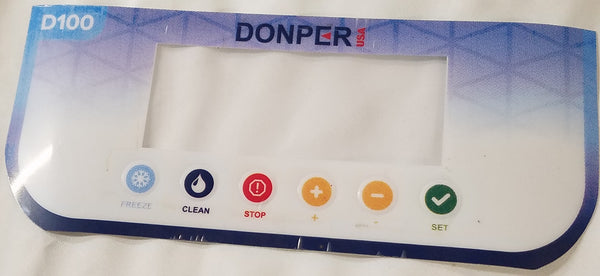 D100 - FRONT FACE STICKER – Donper USA
